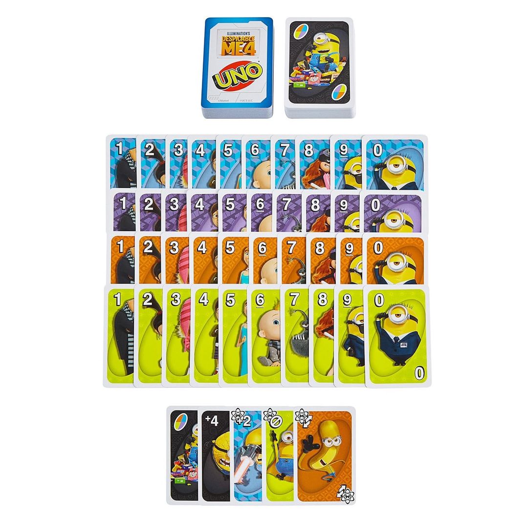 Juego de Cartas Uno Minions Mi Villano Favorito 4 - 1006693
