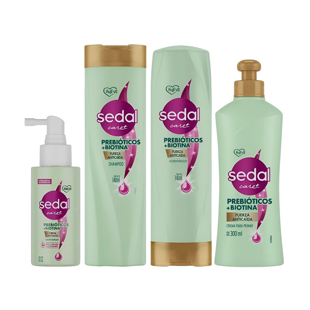 Shampoo Sedal Prebióticos más Biotina 340ml - 1007993