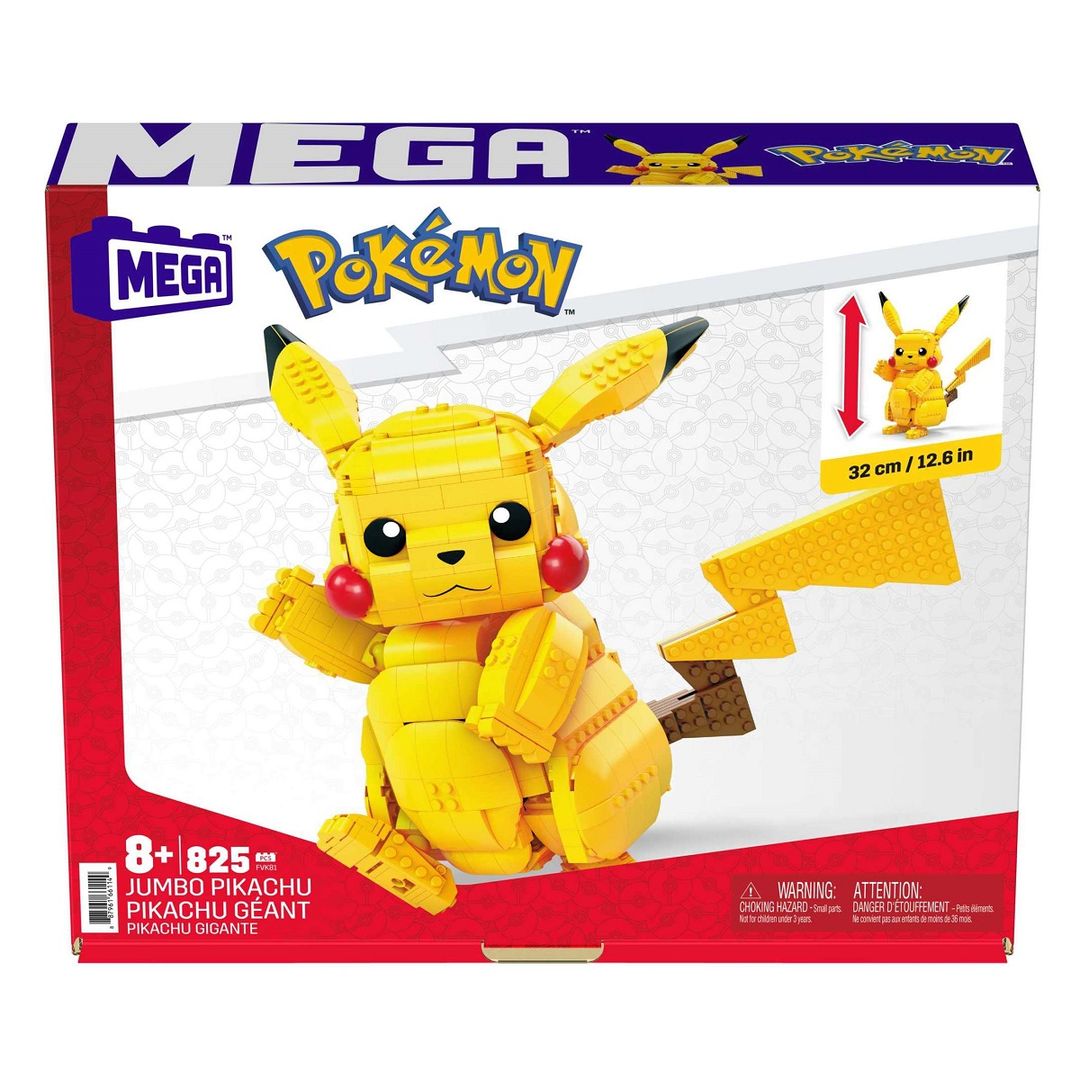 Bloques Mega Blocks Pokémon Pikachu Jumbo - 1008438