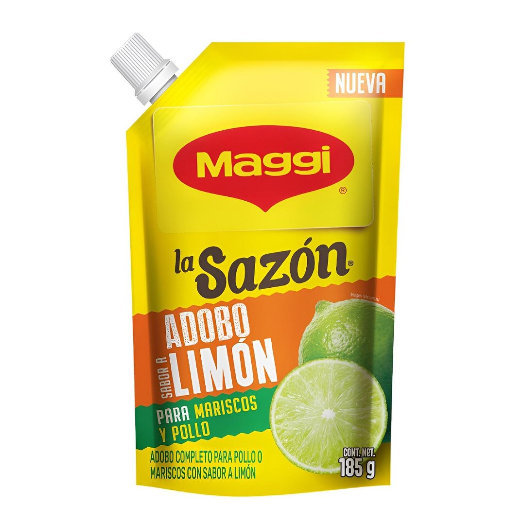 Adobo La Sazón Maggi Limón Doypack 185 g - 1011314