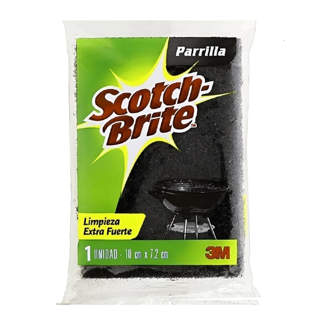 Esponja Fibra Negra Scotch Brite Parrilla - 1011285