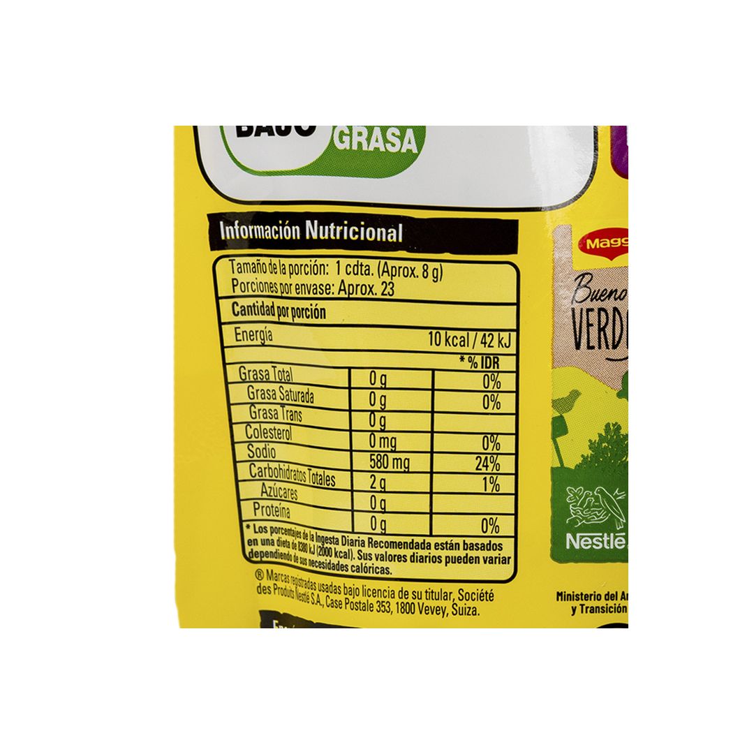 Adobo La Sazón Maggi Limón Doypack 185 g - 1011314