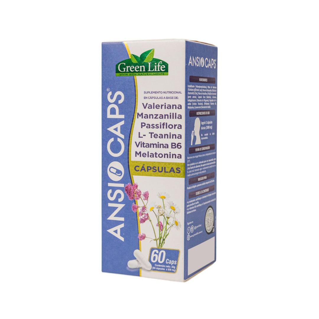 Ansiocaps Green Life - 60 Cápsulas - 1011529