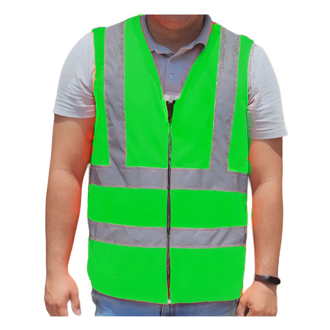 Chaleco Reflectivo Textiles Ruth Iñiguez Verde Neón - Talla S - 1011915