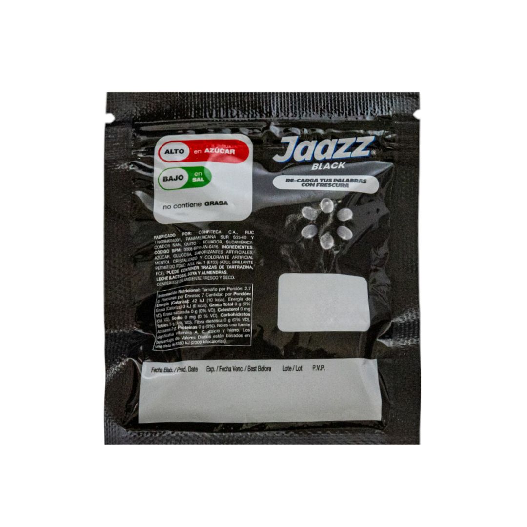 Caramelos Jaazz Black 18.9 g - 1012946