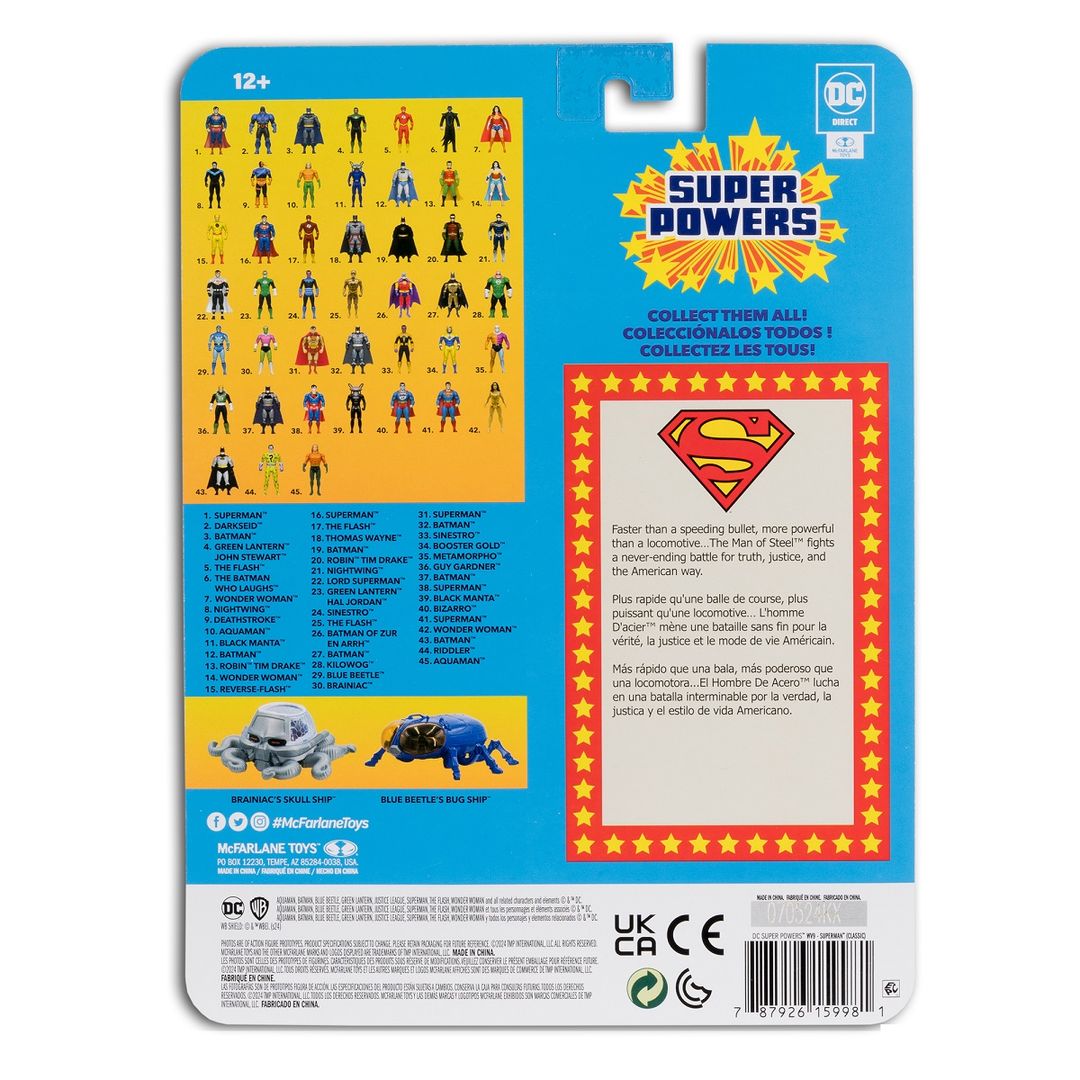 Figura DC Direct Super Power Wave 9 Superman 12cm - 1013577