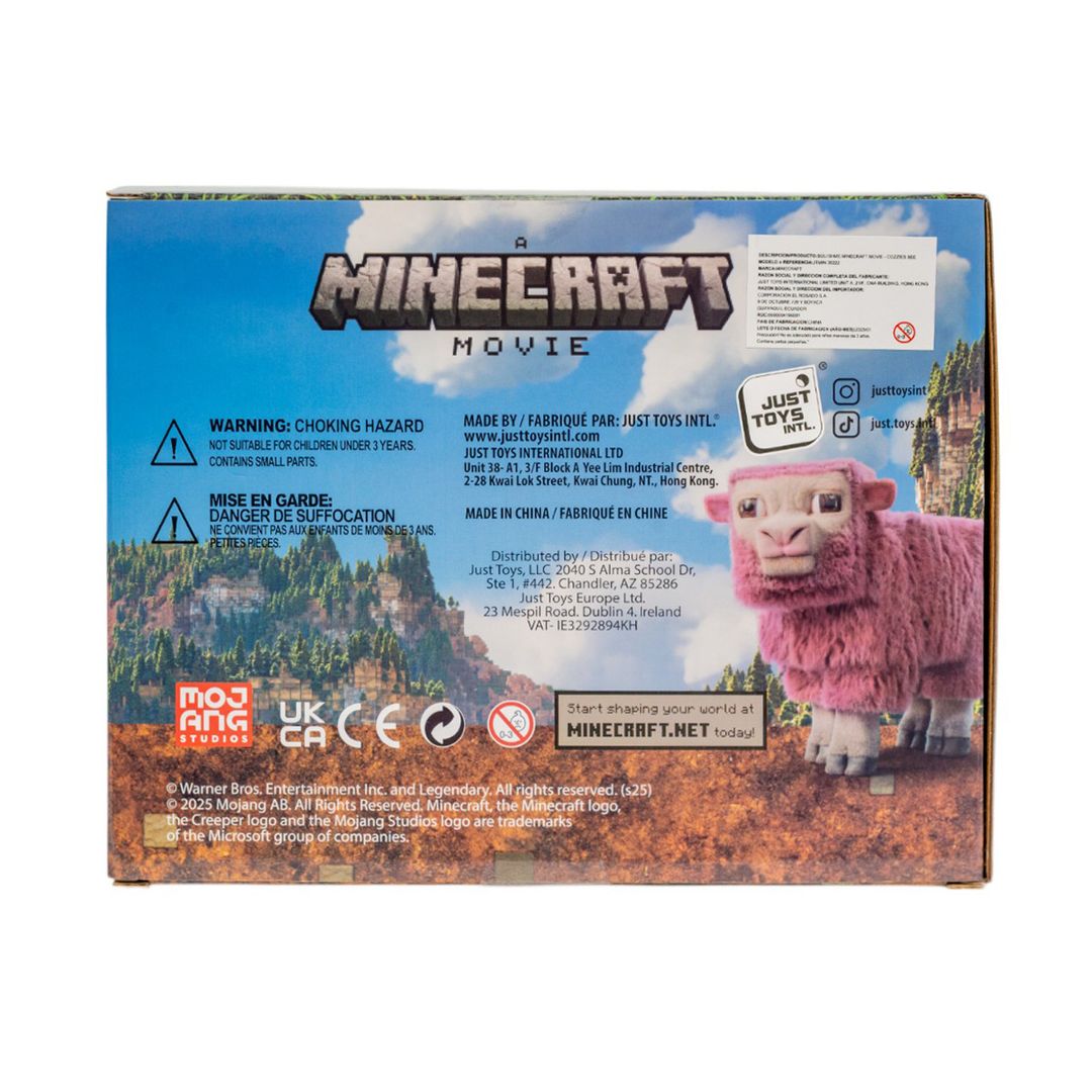 Figura Squishy Minecraft Movie Cozzies Bee 20cm - 1015073
