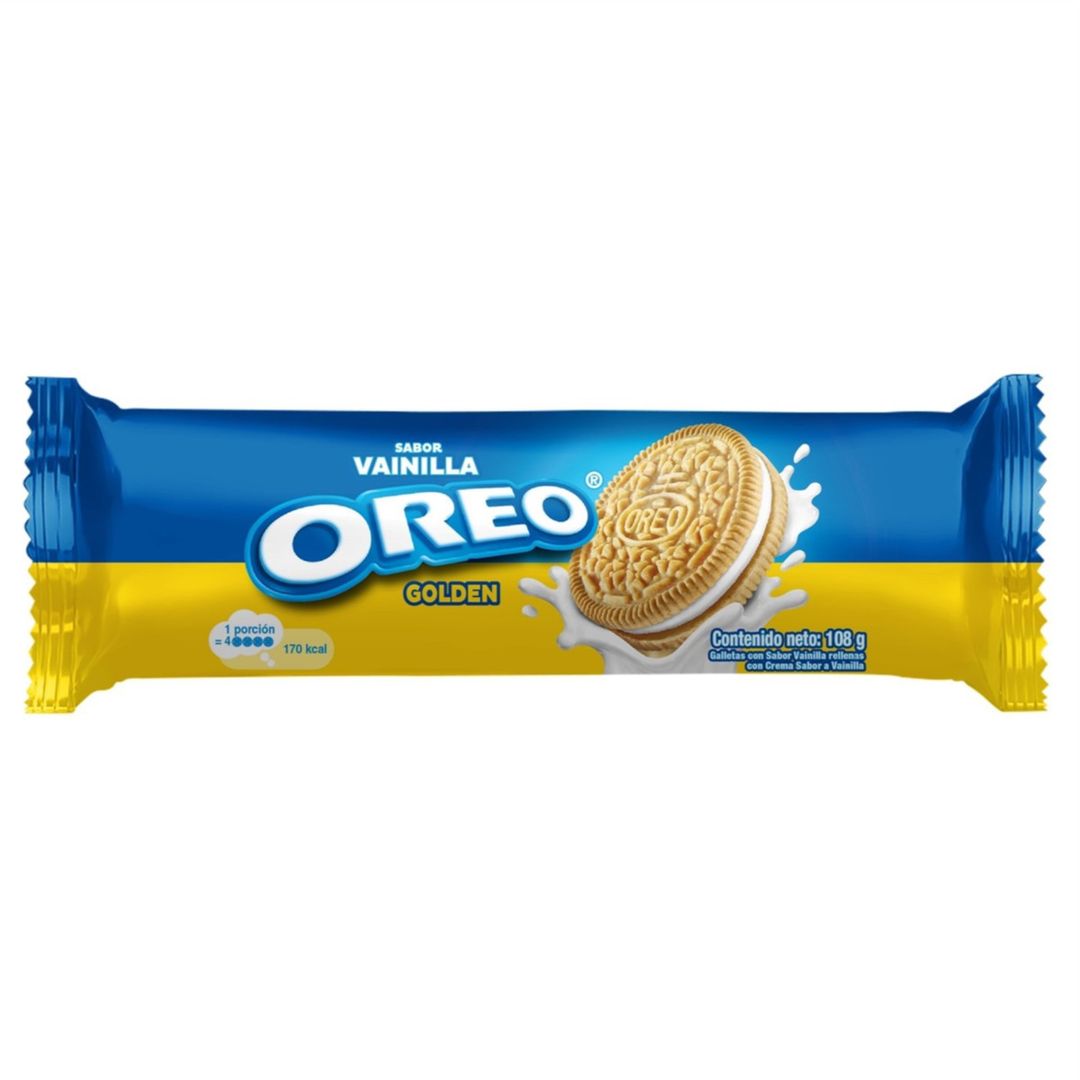 Galleta Oreo Golden Vainilla 108 g - 1013858