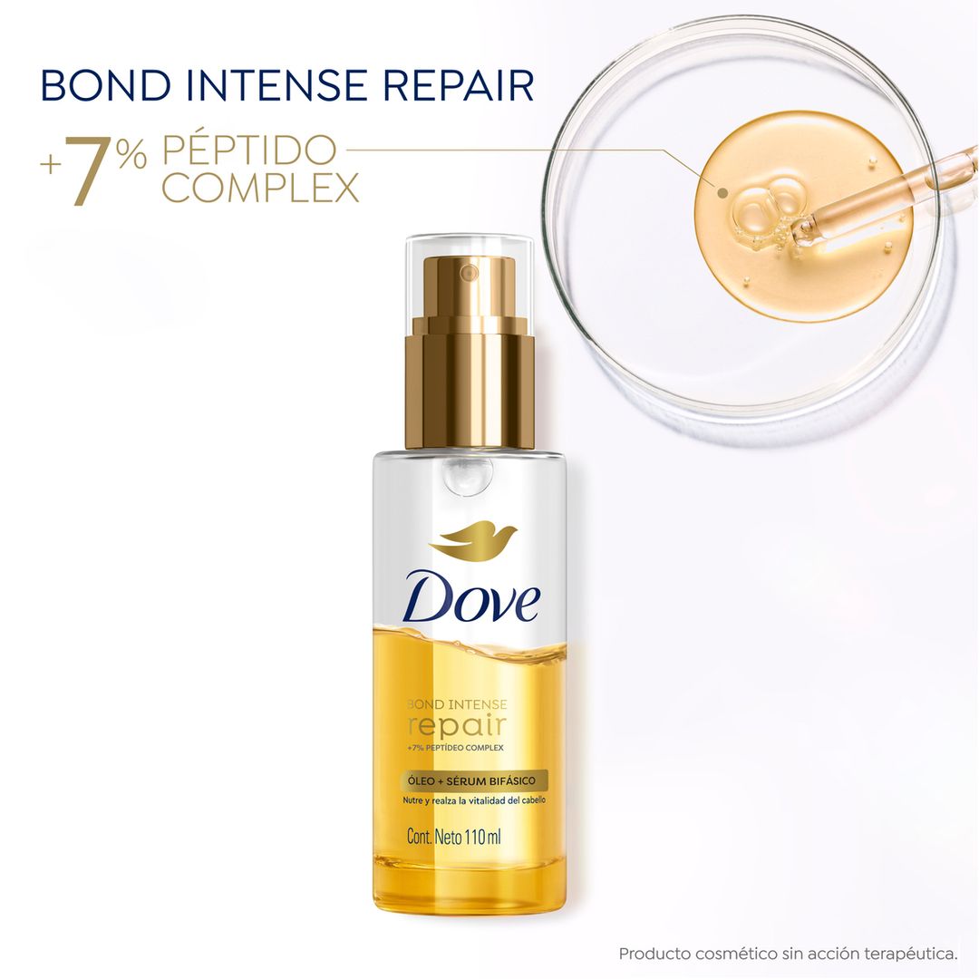 Tratamiento Capilar Dove Bond Intense Repair Óleo más Sérum Bifásico ...