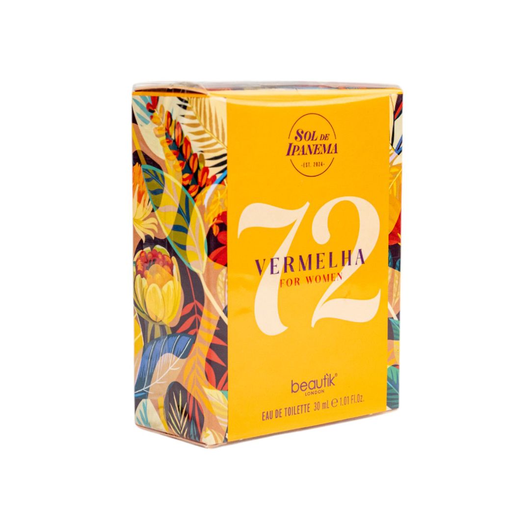 Eau de Toilette Beautìk Sol de Ipanema Vermelha 72 for Women 30 ml ...
