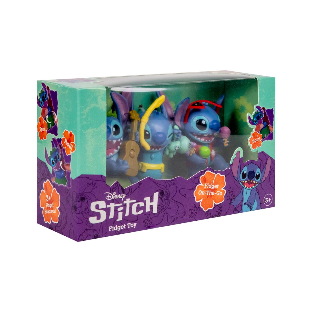 Set 3 Figuras Fidget Stitch de Disney - 1018500