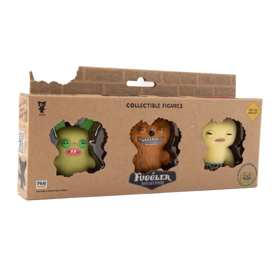 Set 3 Figuras Fuggler Funny Ugly Monster Surtido 6.5cm - 1019212