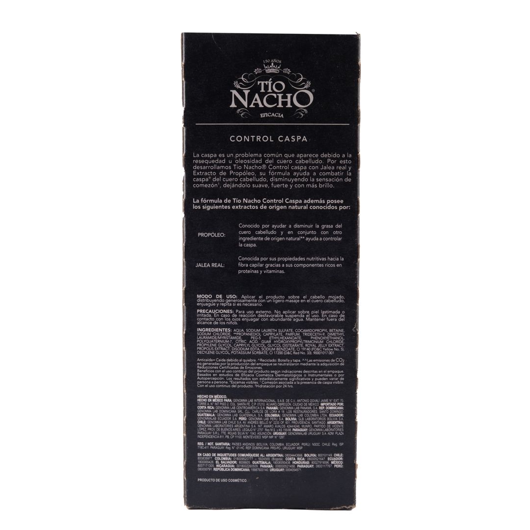 Shampoo Tío Nacho Anti-Caspa Propóleo 415 ml - 1021677