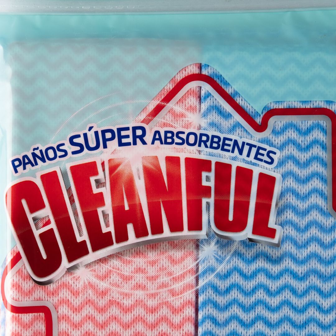 Pack 6 Uds Paño Super Absorbente Cleanful 33 x 55 x 6 cm - 1021690