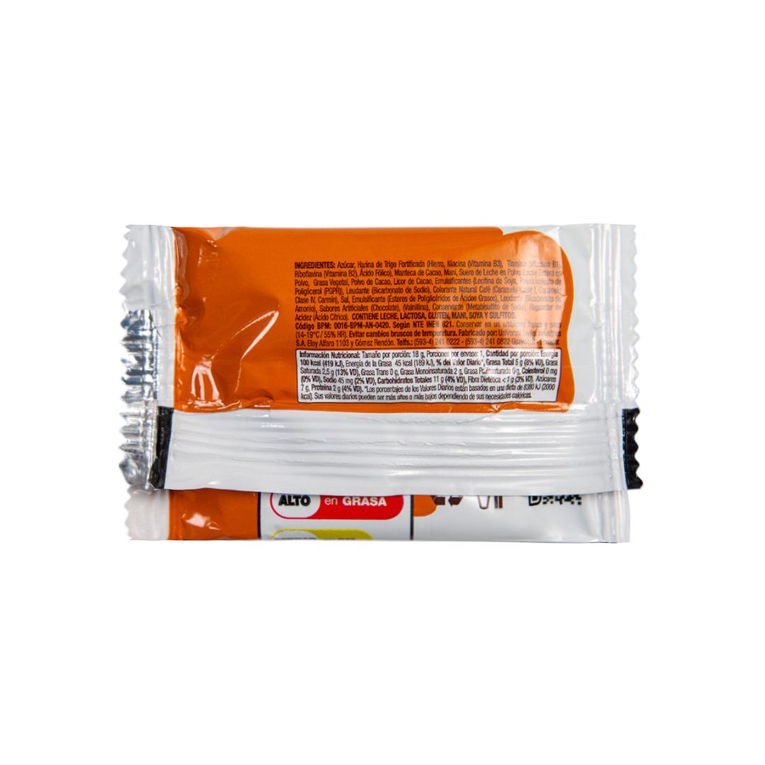 Chocolate Blanco Manicho con Galleta 18 g - 1022531