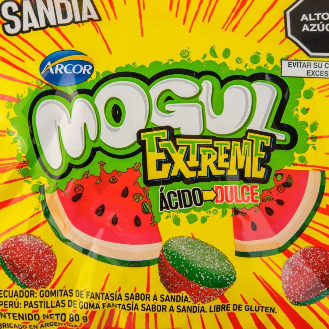 Gomitas Mogul Ácido Dulce Sandía Extreme 80 g - 1071482