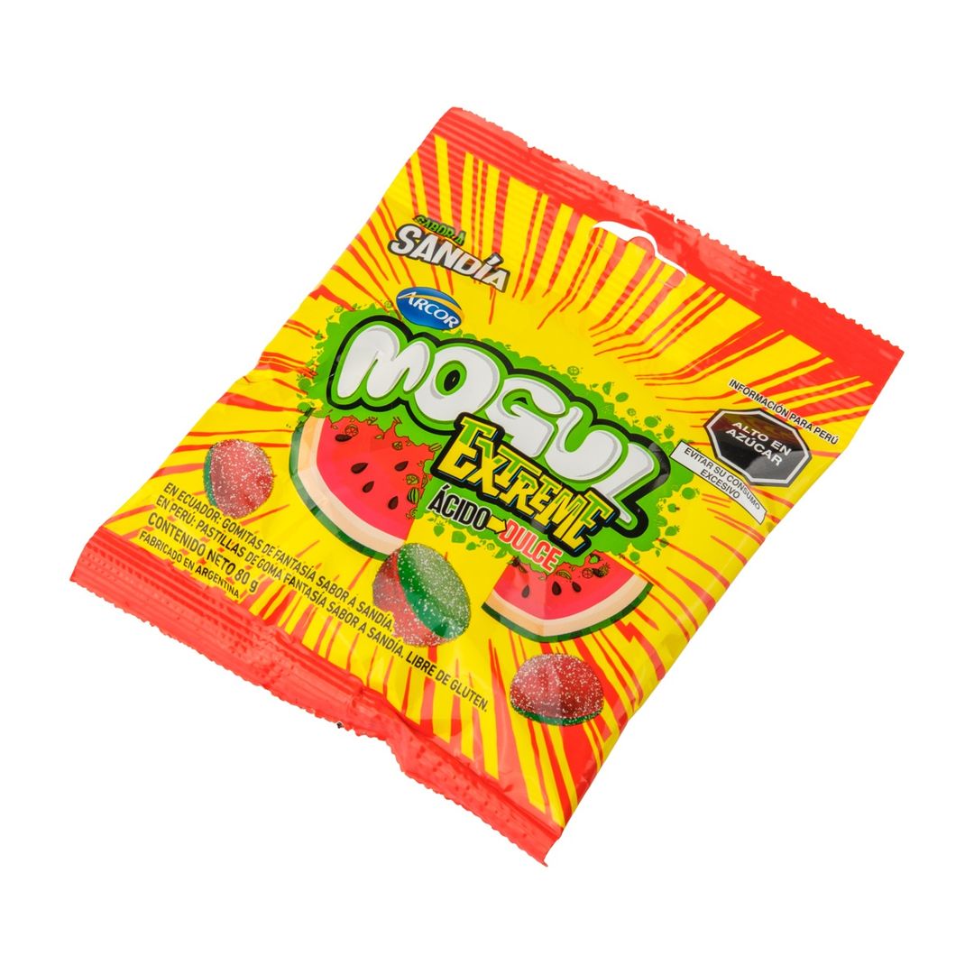 Gomitas Mogul Ácido Dulce Sandía Extreme 80 g - 1071482