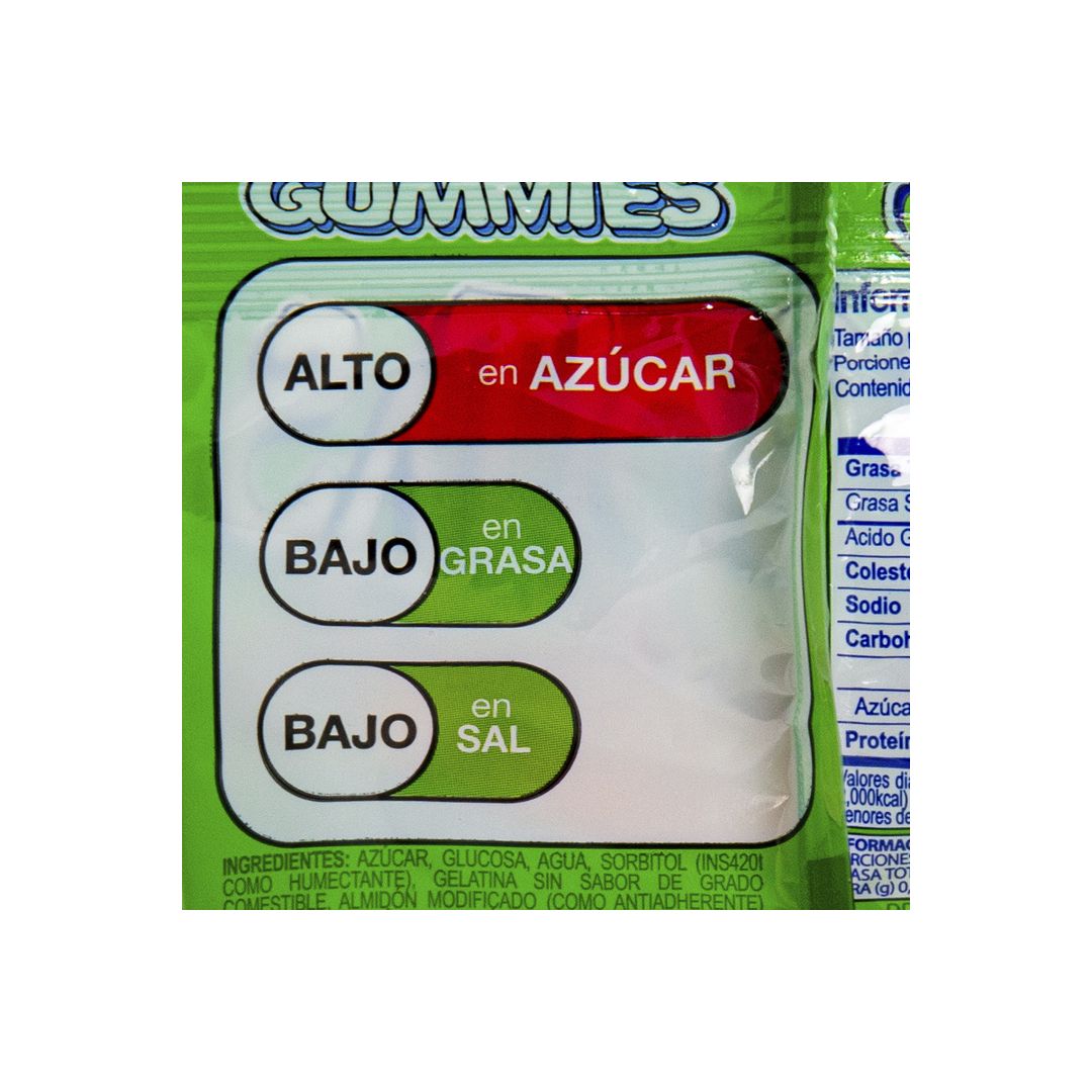 Gomitas Guandy Ácidos Culebrita 71 g - 1073236