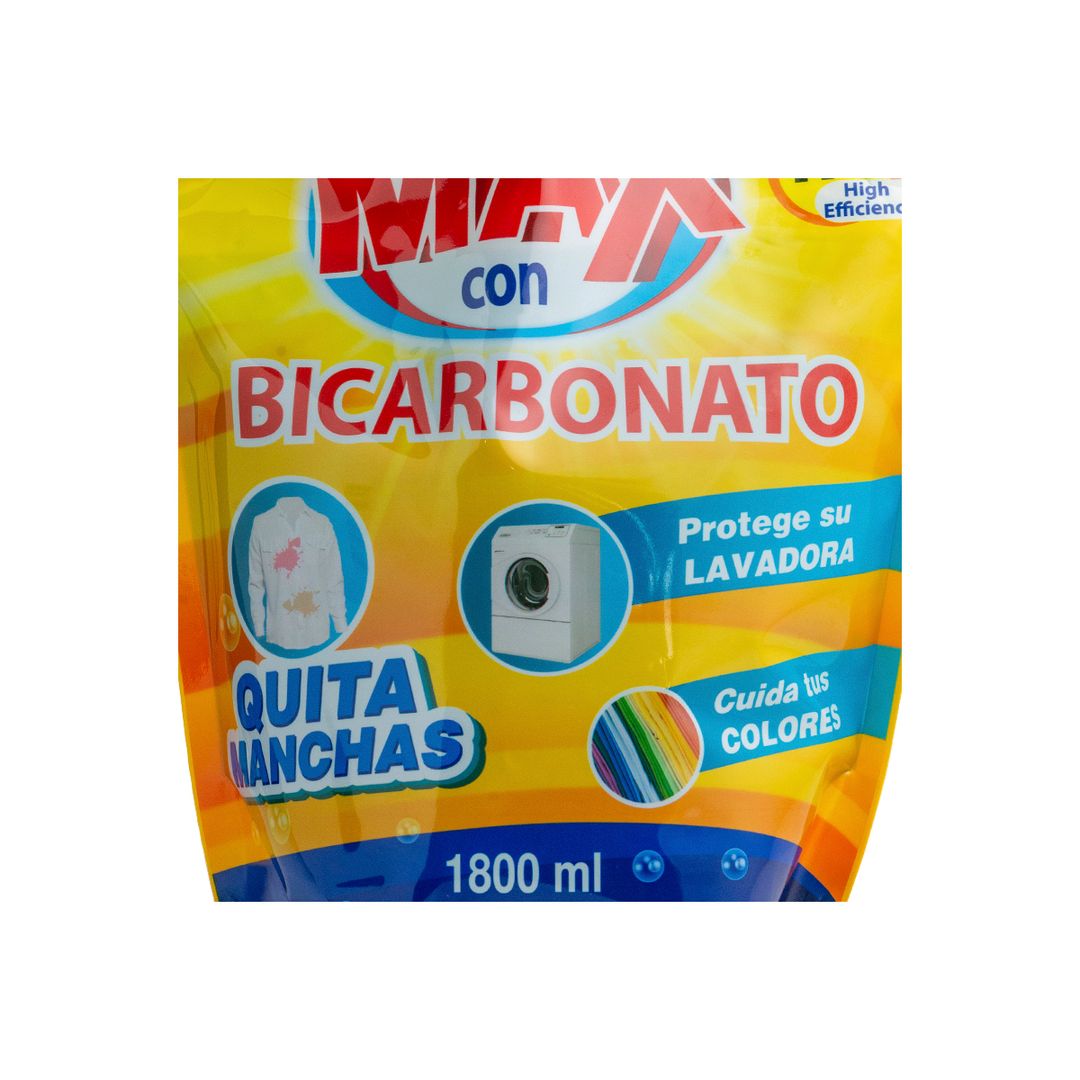 Detergente Líquido Max con Bicarbonato Doypack 1.8 L - 1073371