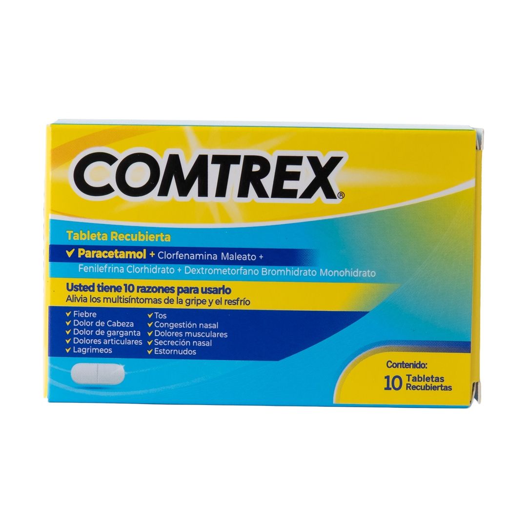 Comtrex Antigripal - 10 Tabletas - 1073549
