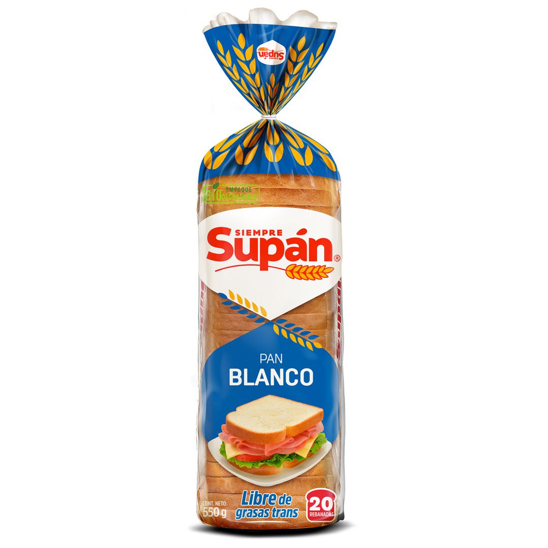Pan Molde Supán Blanco 550g - 917166