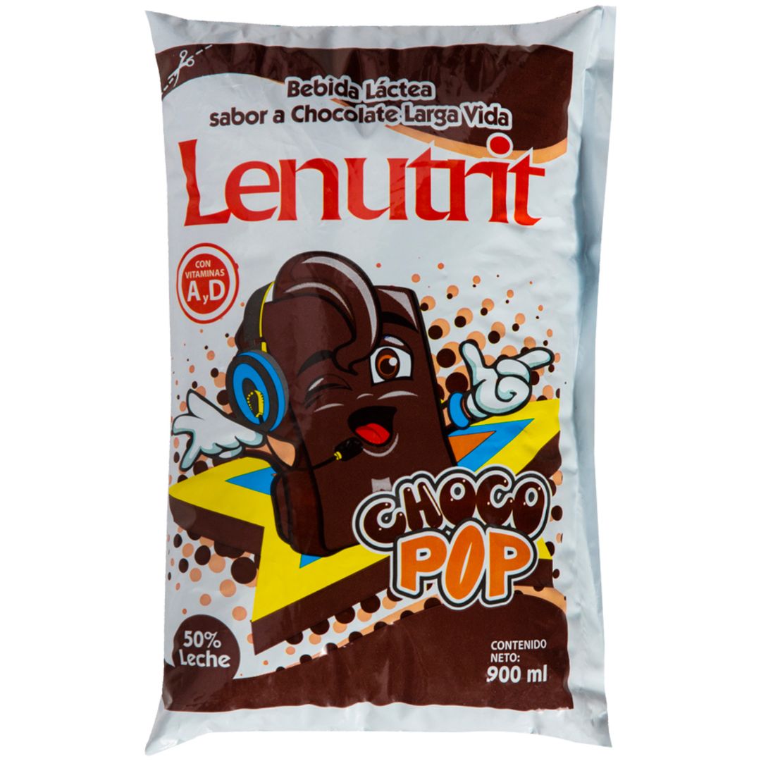 Leche Saborizada Lenutrit de Funda 900ml - Varios Sabores - 1062480