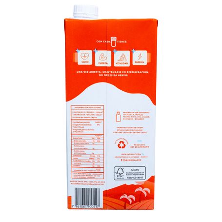 Leche Indulac Entera 1L - 908775