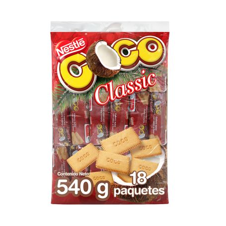 Pack 18 Uds Galleta Coco Nestlé Clásico 540g - 911343