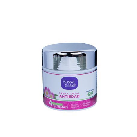 Crema Facial Bassa & Bath Antiedad - Rosa Mosqueta Q10 - 912583