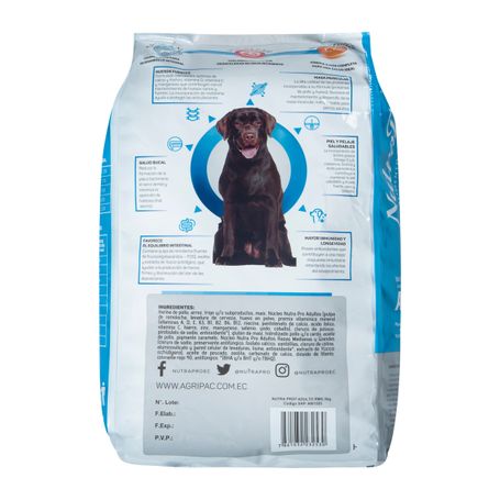 Alimento para Perro NutraPro Adulto Razas Medianas y Grandes 2kg - 921254