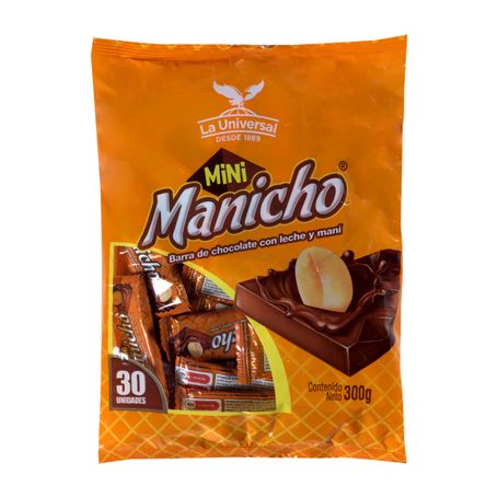 Pack 30 und Chocolate La Universal Mini Manicho 300g - 923509