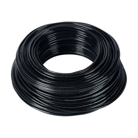 Cable Sólido THHN/THWN Cablec Negro Calibre 10AWG R - 100m - 946024