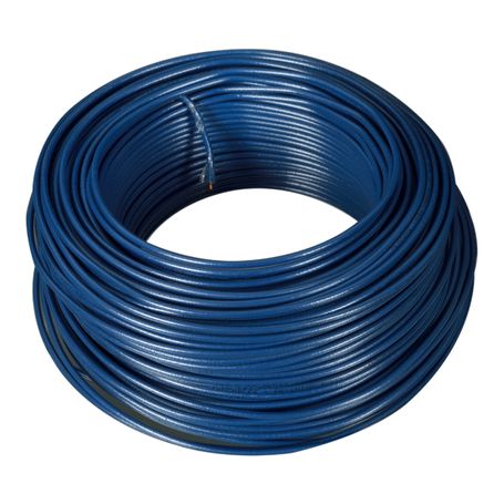 Cable Sólido THHN/THWN Cablec Calibre 12AWG100M Azul - 946058